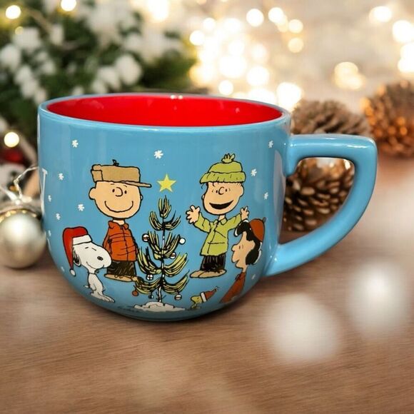 Peanuts | Dining | Hallmarkpeanuts Charlie Brown Gang Snoopy Large Mug ...